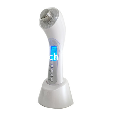 Multifuction Portable White Electric Facial Cleansing Brush With ABS