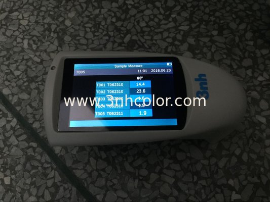 The best glossmeter 60 Degree gloss meter 1000GU glossy test equipment with PC glossy control software NHG60