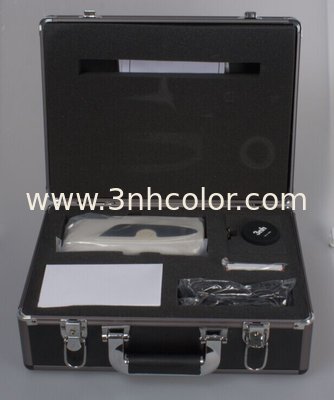 Extended small aperture 8mm NH310 colorimeter for curved surface cup color difference test compare to Minolta CR10 model