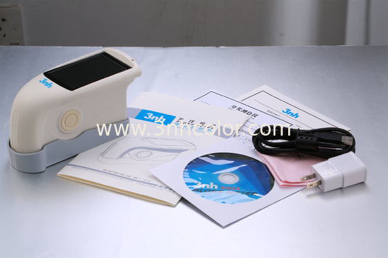 High-end gloss measurement equipment touch screen gloss meter 2000gu NHG268 with 20 60 85 degree PC software