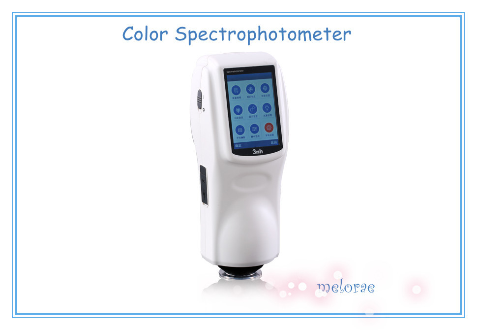 3nh NS800 45/0 400~700nm Wavelength range CIE LAB,XYZ,Yxy,LCh,CIE LUV portable spectrophotometer for plastic