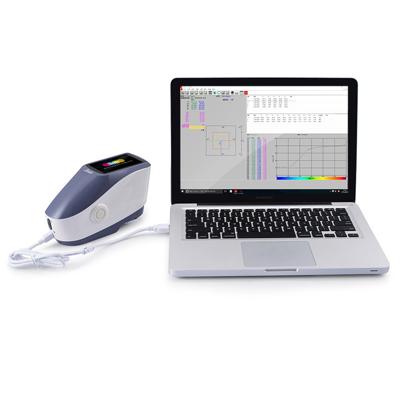 YS3010 cosmetics spectrophotometer indonesia with CIE LAB hunter lab powder test box for powder color difference