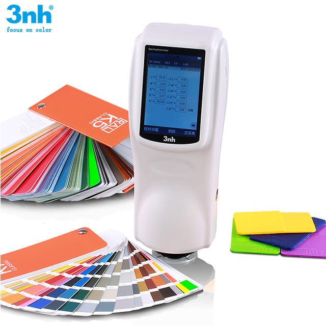 Whiteness testing spectrophotometer NS800 3nh CE approval color matching spectrophotometer with software