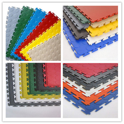 3W Anti Slip Indoor Office Interlocking Removable Plastic PVC Floorommg Tiles