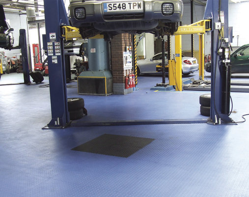 3W Oil Resistance Plastic PVC Click Interlocking Flooring Tiles