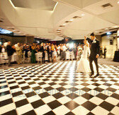 3W Interlocking Plastic Iinyl Dance Flooring Tiles Patterns For Exhibitions Hall