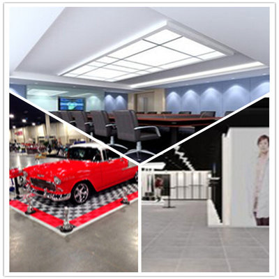 Meeting Room/Show Room/Garage/Warehouse/Bathroom/Home PVC Interlocking Decking Flooring
