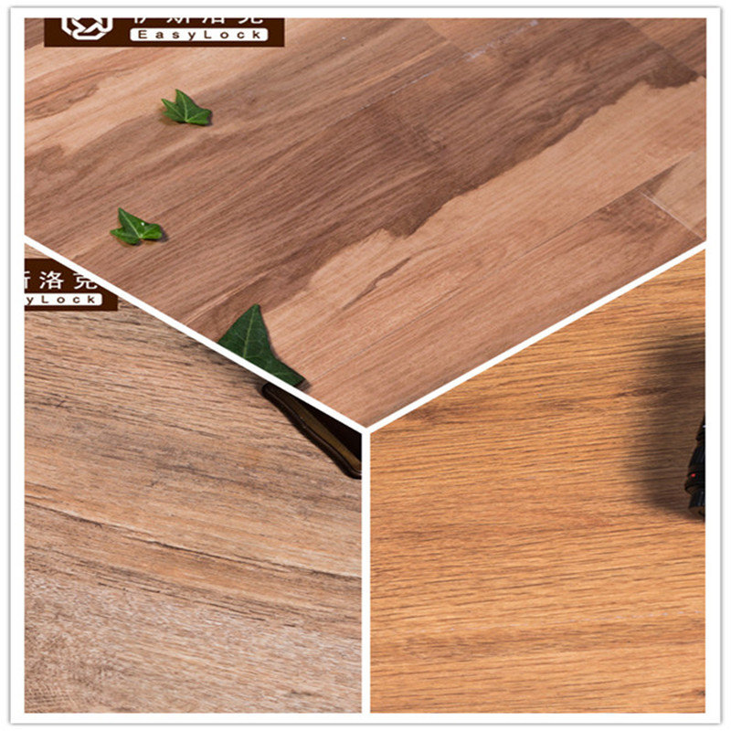 3W Avoid Glue/Interlocking/Environmental Protection/Home DecK/Wood Grain PVC Floor(6-8mm)