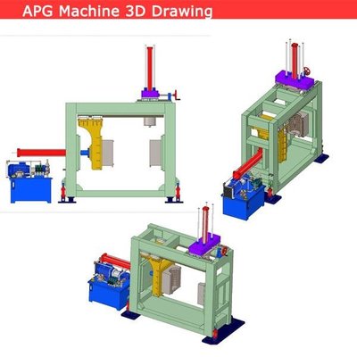 apg clamping machine for apg process apg epoxy resin clamping machine ,apg equipment ,apg hydraulic molding machine