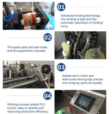 long service time automatic voltage transformer winding machine