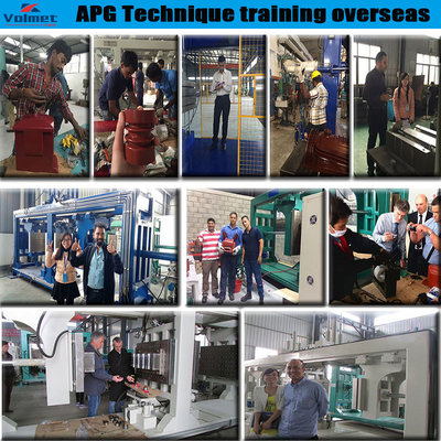Low noise epoxy injection machine  for Medium Voltage Instrument Transformer