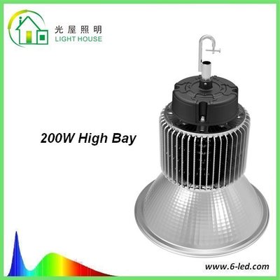 AC 85 -277 V 200W High Bay Light , Led Commercial Lighting ISO9001