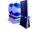 2 Seats 9D VR Simulator / Vr Theme Park 360 Degree Video Machine