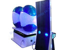 2 Seats 9D VR Simulator / Vr Theme Park 360 Degree Video Machine