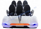 Amusement Park Ride 9D Vr Simulator With 6 Seats , 9D Vr Movies 6 kw Power
