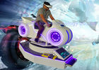 9D VR Game Machine VR Motorbike Simulator 195*110*150 mm Size , Vr Bike Games