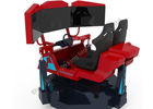 Electric Game Machine F1 Vr Car Racing Simulator With Three Screens