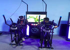 Fitness Running Exercise 9D Vr Bike Simulator 2 Seats 500 Watt For Two Players
