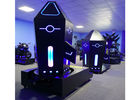 Rocket Standing 9D VR Games Machine 1200W Electric Cylinder With 360 Degree Roation