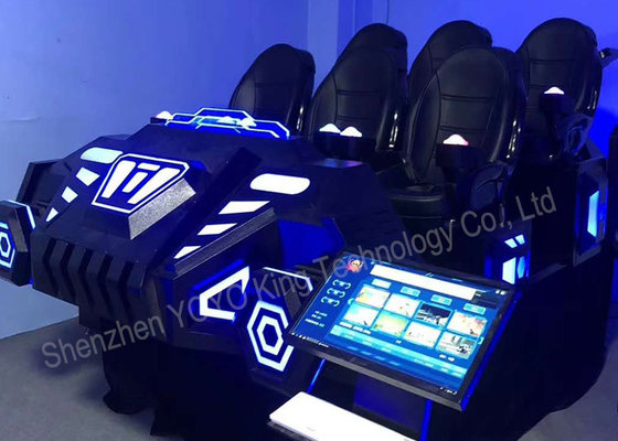 6 Seats Family Games Machine 9D VR Games Simulator With Virtual Reality Glasses