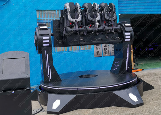 Cinema 9D VR Roller Coaster , Electric Platform 9D Vr Simulator For Outdoor Playground
