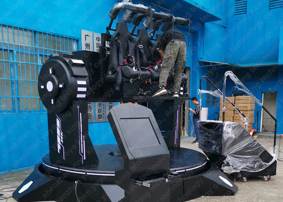 Cinema 9D VR Roller Coaster , Electric Platform 9D Vr Simulator For Outdoor Playground