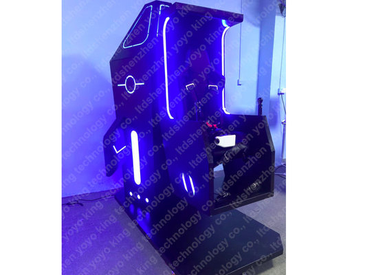 Game Center 9D VR Games Roller Coaster 3 Dof Electric Dynamic System With Rotating Chair