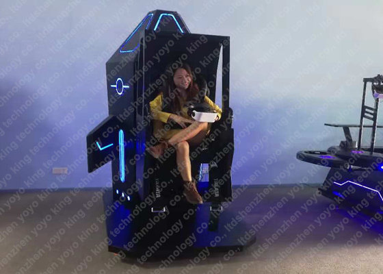 2.5KW 9D VR Cinema Roller Coaster 360 Degree Rotation Simulator One Player 110/220V
