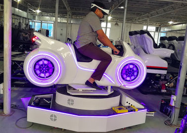 Crazy 360 degree vr motorbike simulator