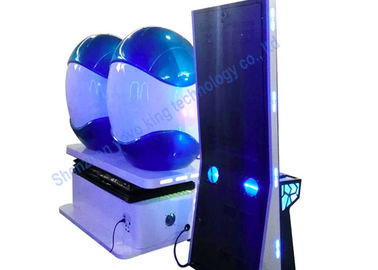 2 Seats 9D VR Simulator / Vr Theme Park 360 Degree Video Machine