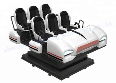 VR Family 9D Adventure Extreme Cinemas 6 Seats Roller Coaster Chair Motion Ride