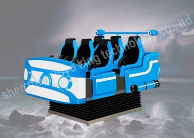 6 Seat 9D Vr Simulator , Family 360 Vision Virtual Reality 9D Cinema