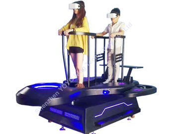 220V 9D VR Simulator Cinema Virtual Reality Stand Roller Coaster For Two Players