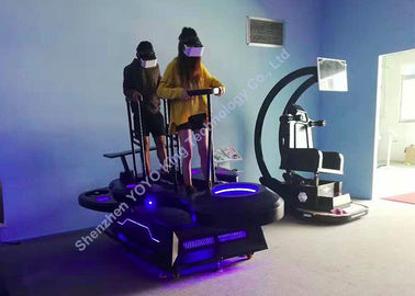 220V 9D VR Simulator Cinema Virtual Reality Stand Roller Coaster For Two Players
