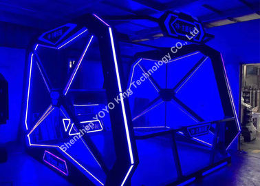 Outlet Iron Cage Amusement Virtual Reality Shooting Simulator 9 Square Meter Space