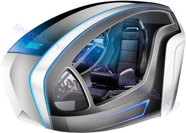 9D VR Car Racing Simulator Virtual Reality Driving Type One Player Fiberglass Material