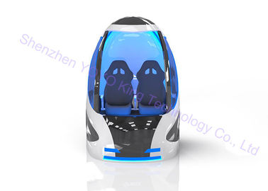 Egg Capsule 9D Virtual Reality Simulator Amusement Park Game Machine Couple Seats