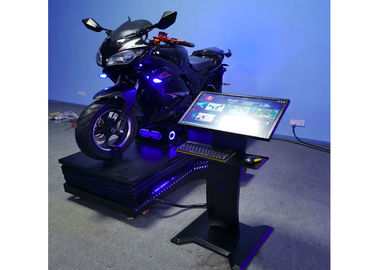 Motorbike 9D Virtual Reality Simulator VR Attraction 3 Dof Electric Motion Platform