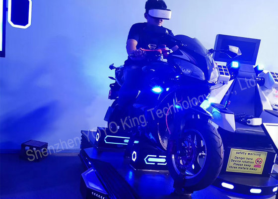 Car Driving 9D VR Simulator Motorcycle Racing Game Vr 110-240V For Game Zone