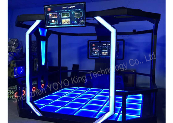 220V 9D Virtual Reality Simulator Zombi Game Platform Game Multiplayer For VR Cage