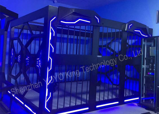 Zombie Fighting Games Simulator 9D VR Games 4 Players Interactive Platform Cage