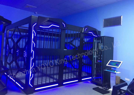 Zombie Fighting Games Simulator 9D VR Games 4 Players Interactive Platform Cage