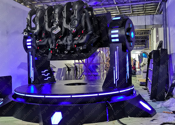 Dynamic Platform 9D VR Simulator Pendulum Electric Cinema With Three Seats