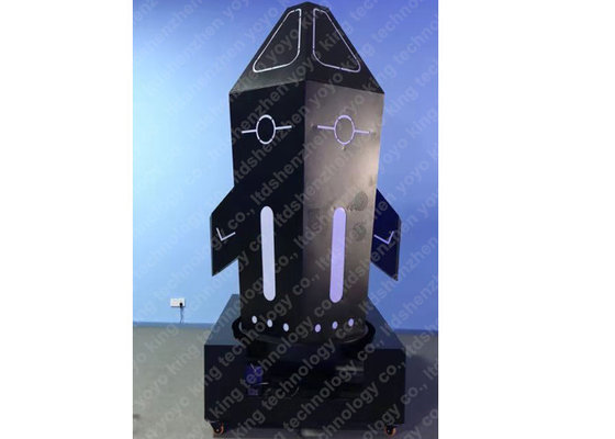 Metal Material 9D VR Games Virtual Reality Machine For Standing Roller Coaster