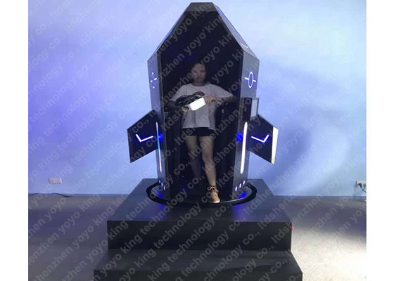 Super Rocket 9d Virtual Reality Simulator 360 Standing Games Machine For Amusement Park