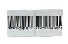 ABNM EAS RF soft label with barcode for supermarket and retail store