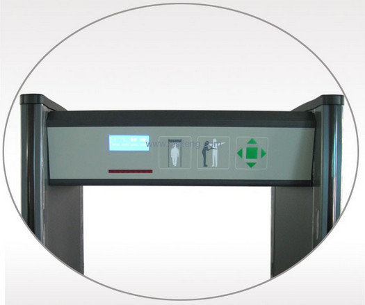 ABNM600LCD LCD display 6 detection zones WTMD doorframe metal detector gate