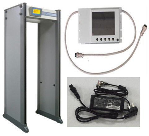 ABNM4500 LCD Display WTMD Walk Through Metal Detector with 45 Detection Zones