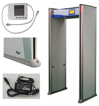 ABNM2400 LCD Screen DoorFrame Metal Detector DFMD with 8 / 16 / 24 Zones