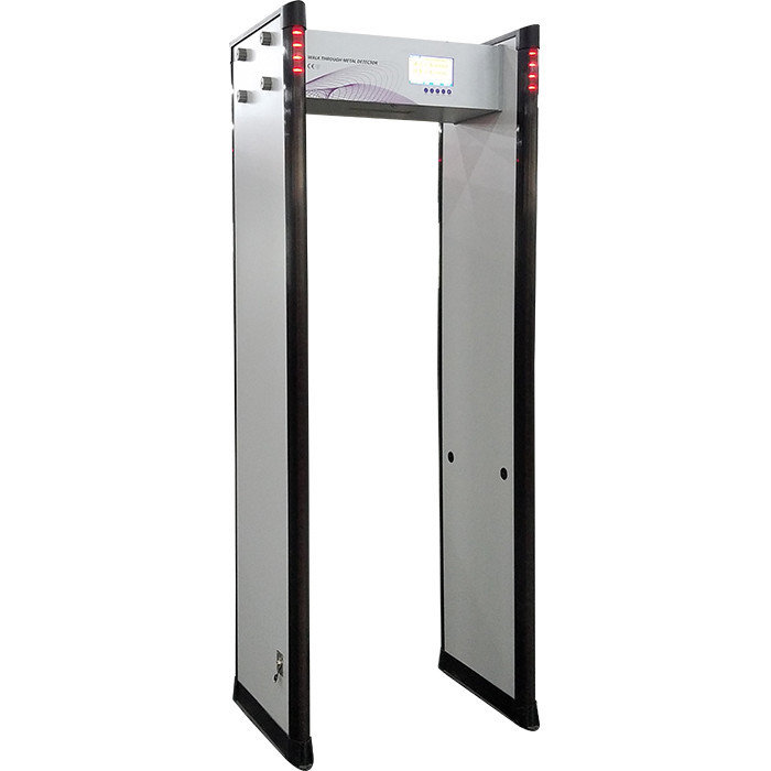 AB1800B 6 / 12 / 18 detection zones ABNM arched walkthrough metal detector gate